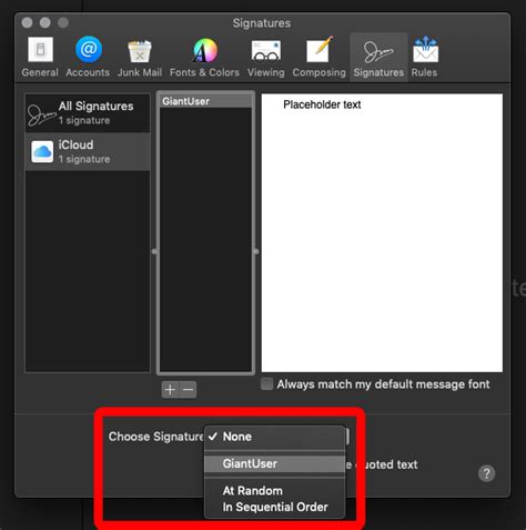 how to make an html signature in apple mail for macos catalina 10 15