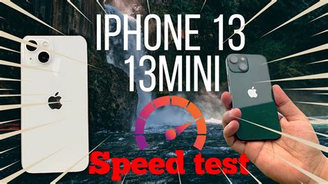 IPhone 13 Vs 13 Mini SPEED TEST YouTube