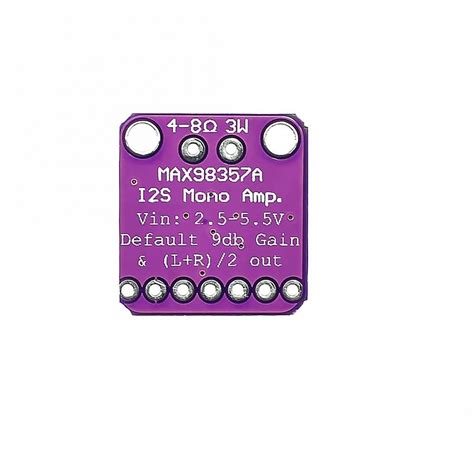 Max98357 I2s 3w Class D Audio Amplifier Module
