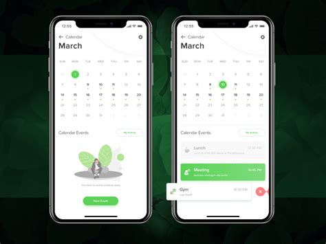 Calendar Events Mobile App Mobile App Calendar App App
