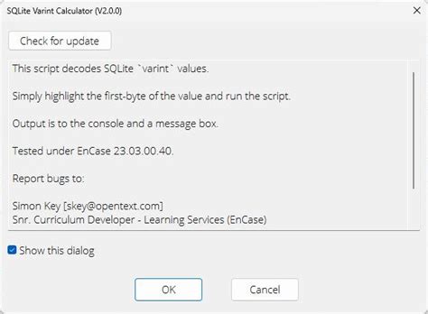Simon Key On Linkedin Sqlite Encase Enscript Automation