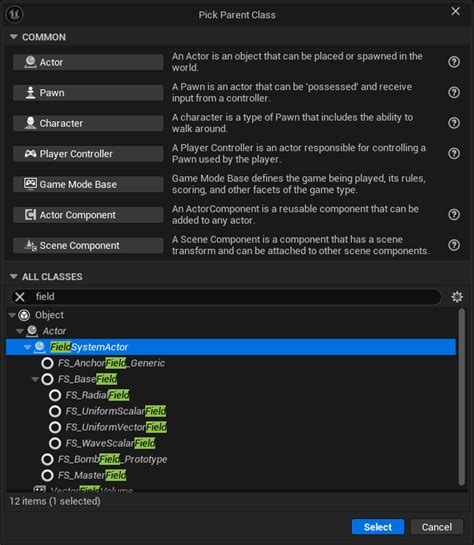 언리얼 실습 35 필드 시스템 액터