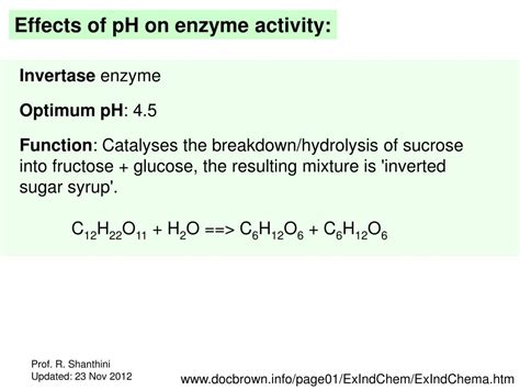 Ppt Enzyme Kinetics And Associated Reactor Design Determination Of