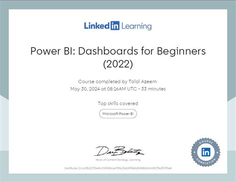 Talal Azeem On Linkedin Dataanalytics Powerbi Excel Linkedinlearning Continuouslearning