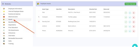 Documenting Company Assets Hr Partner Knowledge Base
