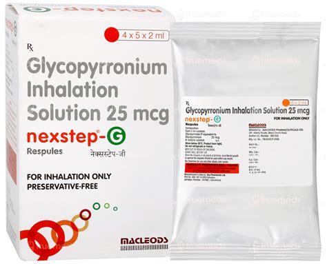Nexstep G Respules Pack Of 5 Uses Side Effects Dosage Price Truemeds
