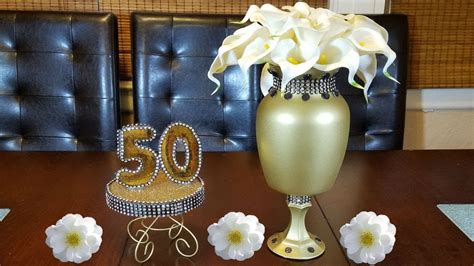 50th Wedding Anniversary Centerpiece Ideas 60 Photos