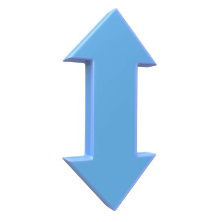 Flecha De Desplazamiento Hacia Abajo Ilustraciones D Gratis En PNG BLEND FBX GlTF