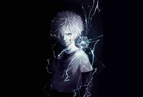 Download Dark Power Killua Zoldyck Wallpaper