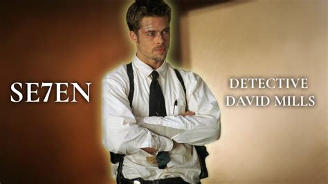 Brad Pitt As Detective David Mills In Se7en Hd Scene Pack Youtube