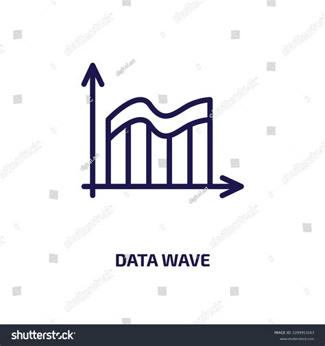 Data Wave Icon Business Analytics Collection Stock Vector Royalty Free 2209953263 Shutterstock