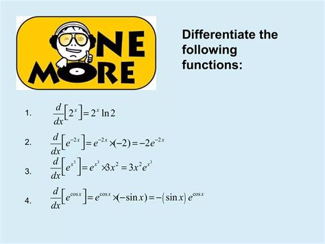 43 Derivative Of Exponential Functions Ppt