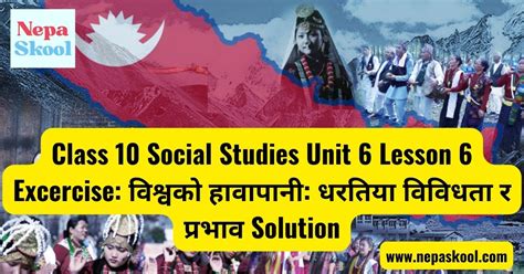 Class 10 Social Studies Unit 6 Lesson 6 Excercise Solution Nepaskool