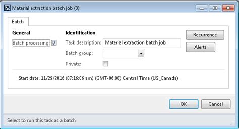 Vimal Axapta AX 2012 Create A Batch Job Through SysOperation Framework