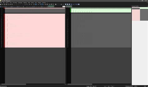 Dark Mode Campare Plugin Colors · Issue 11059 · Notepad Plus Plus