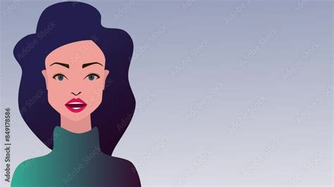 Lip Syncing Facial Animation For Storytelling Female Character Says