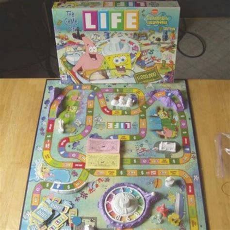The Game Of Life Spongebob Squarepants Hobbies And Toys Toys And Games On