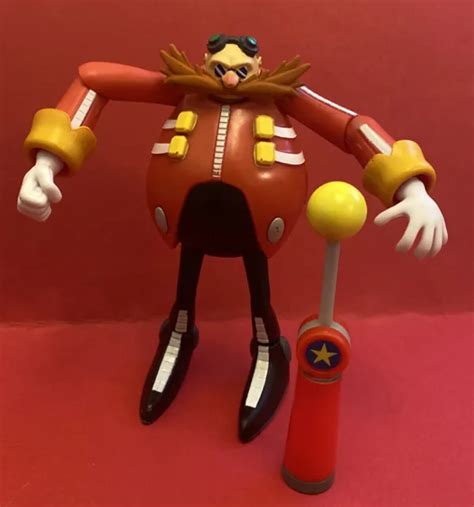 Sonic The Hedgehog Dr Eggman Articulated Figure 4 Robotnik Jakks £24
