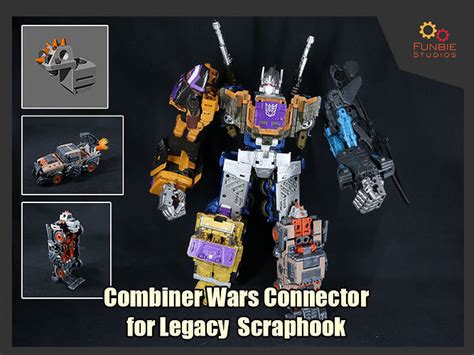 Combiner Wars Connector For Transformers Legacy Scraphook Free 3d Model