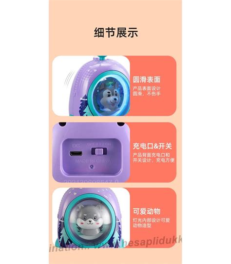 Toptan USB Şarjlı Karakterli Katlanabilir Vantilatör Masa Üstü Fan