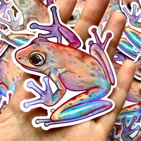 Froggy Stickers R Sticker