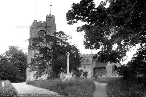 Photo Of Chilham St Marys Church And War Memorial 1925