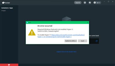Docker Wsl Is Not Installed Docker Windows