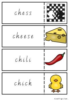 Phonics Digraph Read And Match By Teaching With Miss Sam TPT