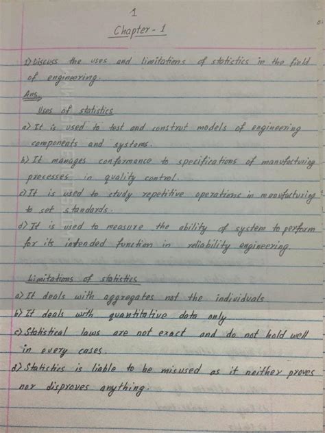 SOLUTION Probability Statistics Notes 1 Studypool