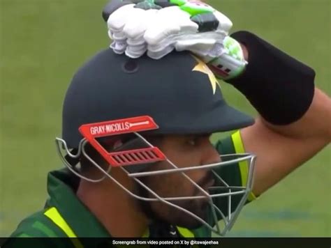 Babar Azams Concerned Reaction Viral After His Six Injures Fan In