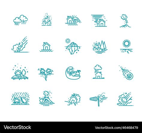 Natural Disaster Royalty Free Vector Image Vectorstock