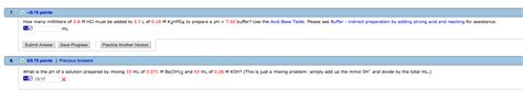 solved how many milliliters of 3 8 m hci must be added to