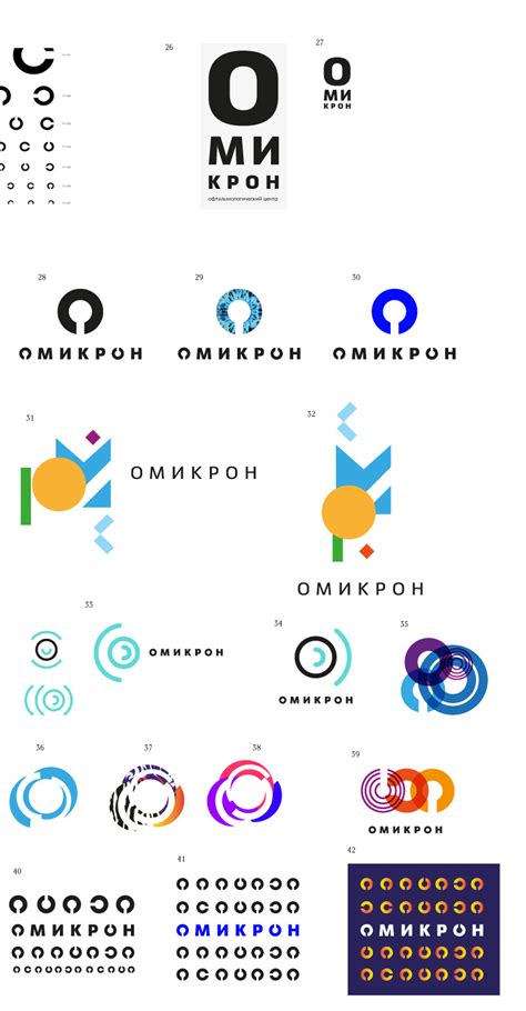 The Making Of The Omicron Ophthalmology Center Logo