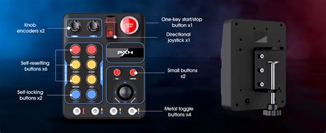 Pxn Cb1 Racing Button Box Compatible V9 Gen2 And Pc 30