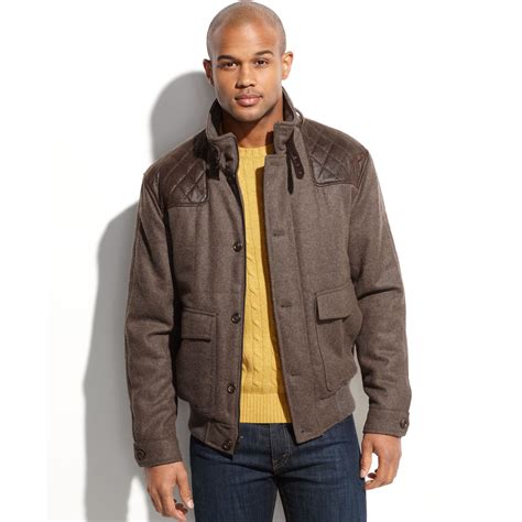 Lyst London Fog Heritage Blanchard Faux Suede Shoulder Patch
