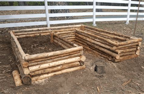 How To Build A Rustic Log Cabin Planter Box One Hundred Acres Home