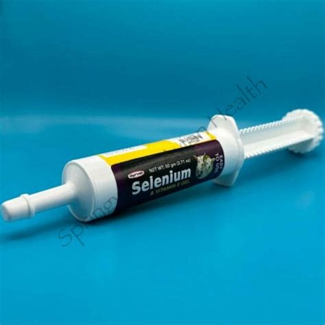 Durvet Selenium And Vitamin E Gel 80ml Springwater Avian Health