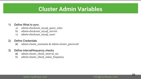 Proxysql High Availability Clustering Ppt
