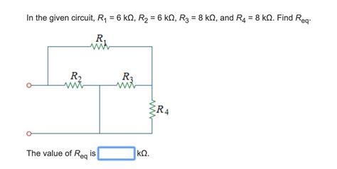 Solved In The Given Circuit R1 6 KΩ R2 6 KΩ R3 8