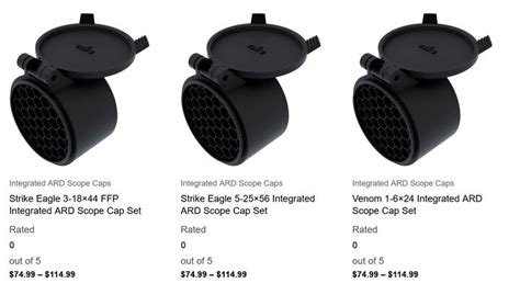 Mk Machining New Integrated Anti Reflection Device Scope Caps