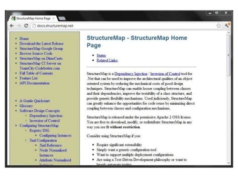 Structuremap Injetor De Dependência