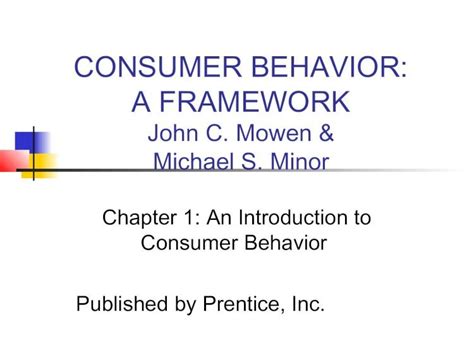 (PDF) Chapter 01 introduction to consumer behavior - DOKUMEN.TIPS