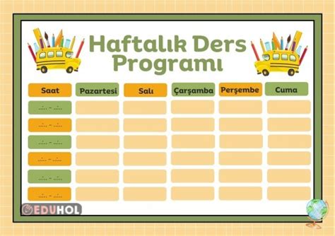 Haftalık Ders Programı Eduhol Etkinlik İndir Oyun Oyna Test Çöz Video İzle