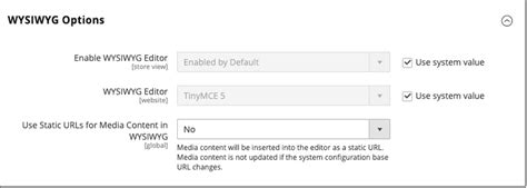 所见即所得编辑器 Adobe Commerce