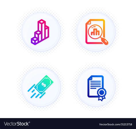 Fast Payment 3d Chart And Analytics Graph Icons Vector Image