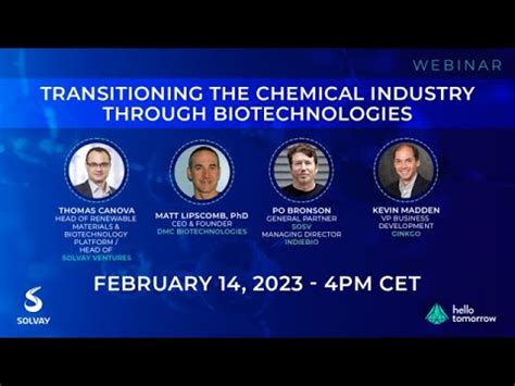 Transitioning The Chemical Industry Through Biotechnologies YouTube