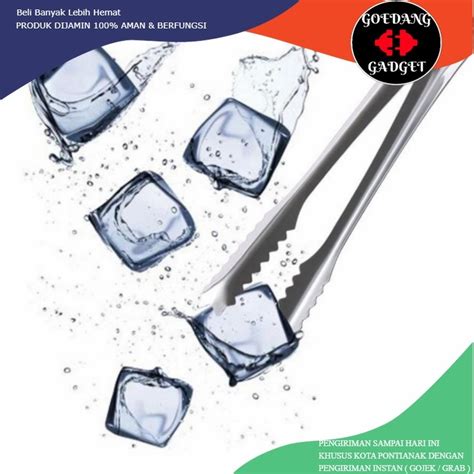 Jual Capitan Es Batu Penjepit Roti Capitan Es Batu Stainless Steel