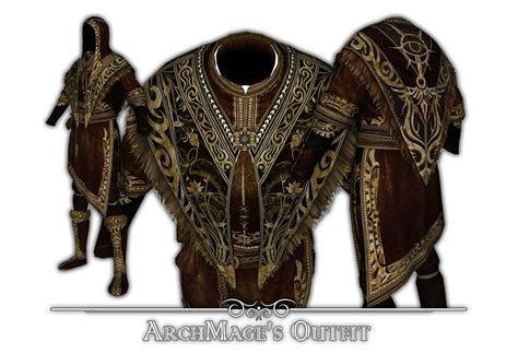Роскошные одеяния магов - Opulent Outfits - Mages of Winterhold - Моды ...