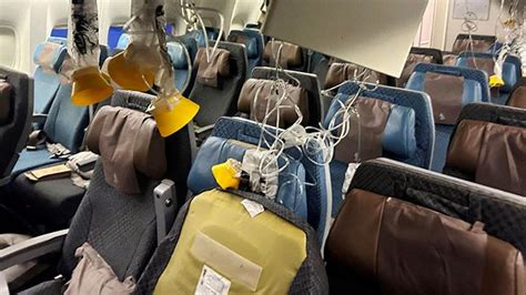 ‘난기류 사고 싱가포르항공 탑승객 사람 날아다녀”