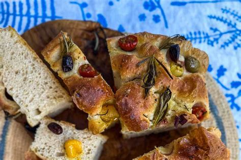 Olive Rosemary And Cherry Tomato Focaccia Recipe Cotswold Flour